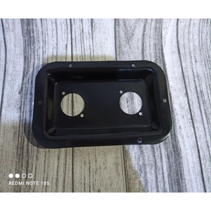 Jual Plat spikon spicon panel spicon Cekung hitam 2 lubang besi tebal ...