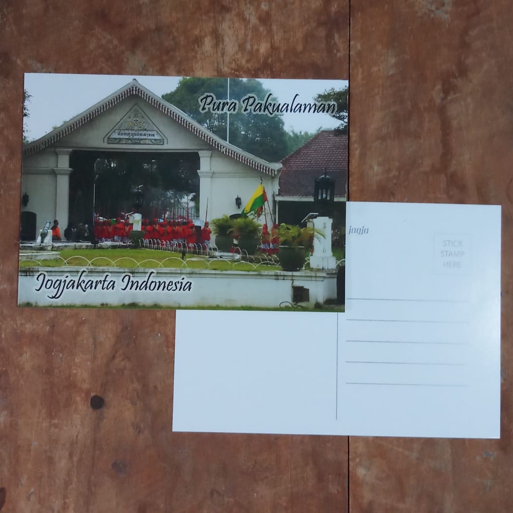 Jual KARTU POS JOGJA INDONESIA POSTCARD PURO PAKUALAMAN ISI 8 LEMBAR ...