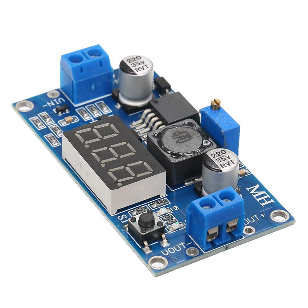 Jual IMPORT 3A 5A 75W 24V to 12/5V LM2596S DC-DC Step-Down Adjustable Power-Supply Module LM2596 ...