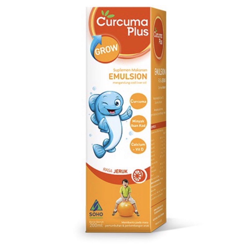 Jual Curcuma Plus Emulsion Grow 200ml | Shopee Indonesia
