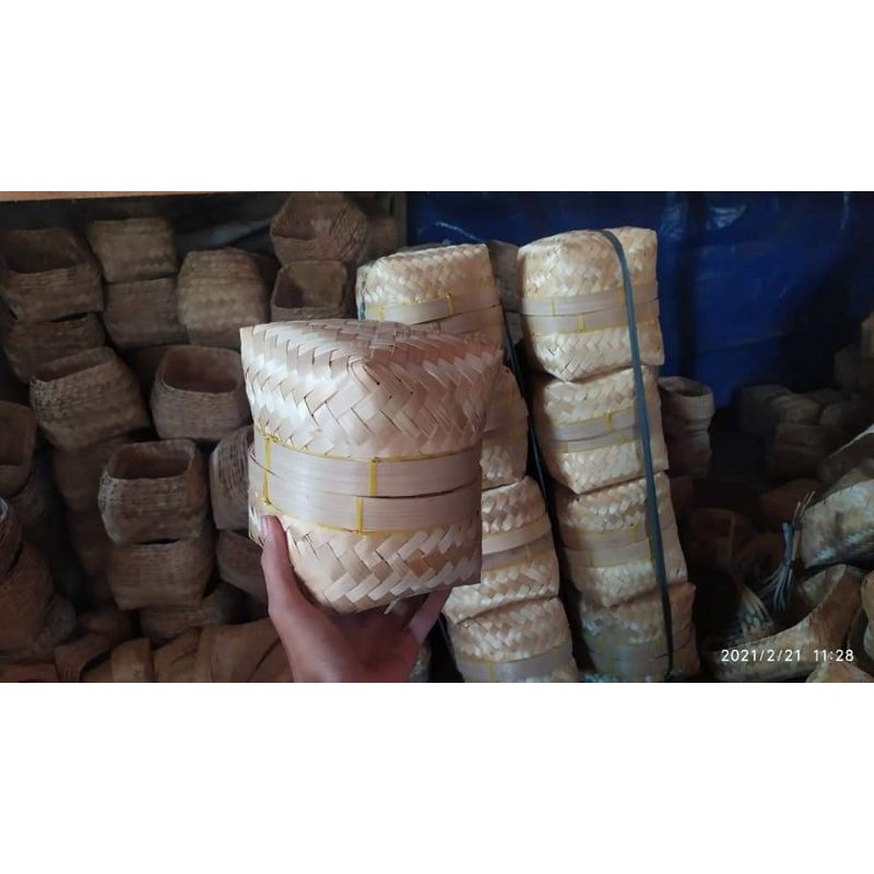Jual Tumbu Mini 10cm Besek Bambu - Tempat Nasi Liwet - Besek Tumbu ...