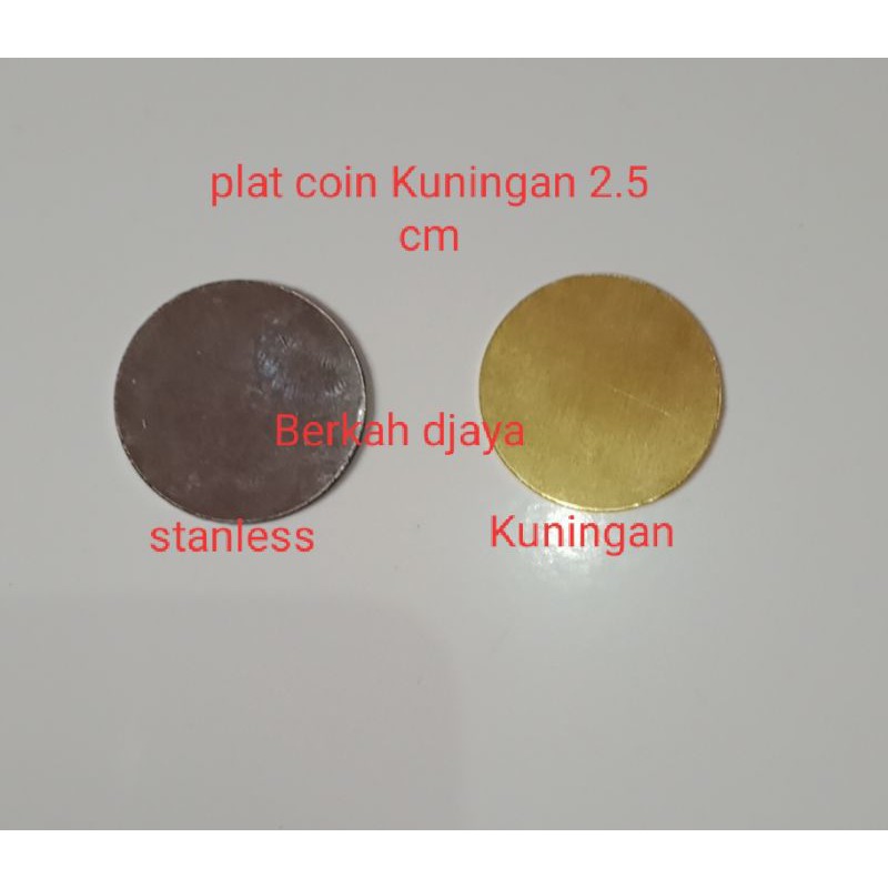 Jual plat pin bulat polos 2.5 cm/bahan pin bulat siap resin 2.5 cm ...