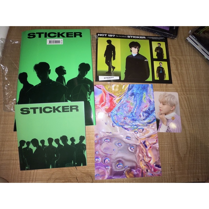 Jual Unsealed NCT 127 Sticker Album Sticky Ver - PC Postcard Jungwoo ...