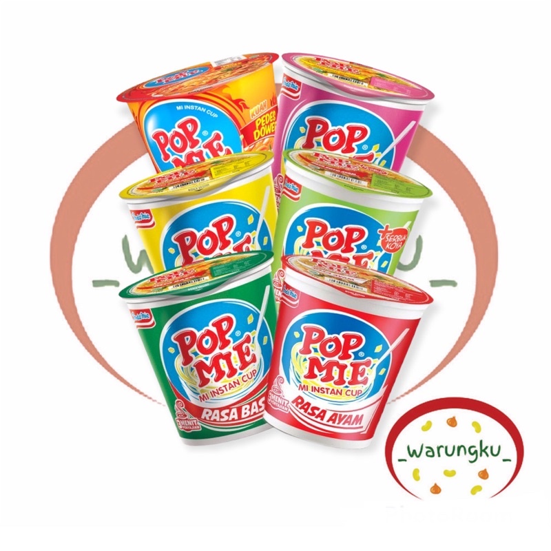 Jual POP MIE 75gr Instant Cup Aneka Rasa | Shopee Indonesia