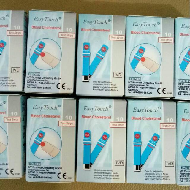Jual Paket isi 10 botol stik easy touch kolesterol (1 paket=10 botol) | Shopee Indonesia
