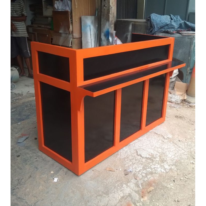Jual Meja Resepsionis Meja Counter Meja Front Office Furniture Custom ...