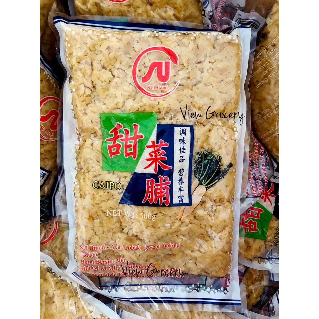 Jual Caipo Manis 500gr / Acar Lobak Manis / Sweet Pickled Radish ...