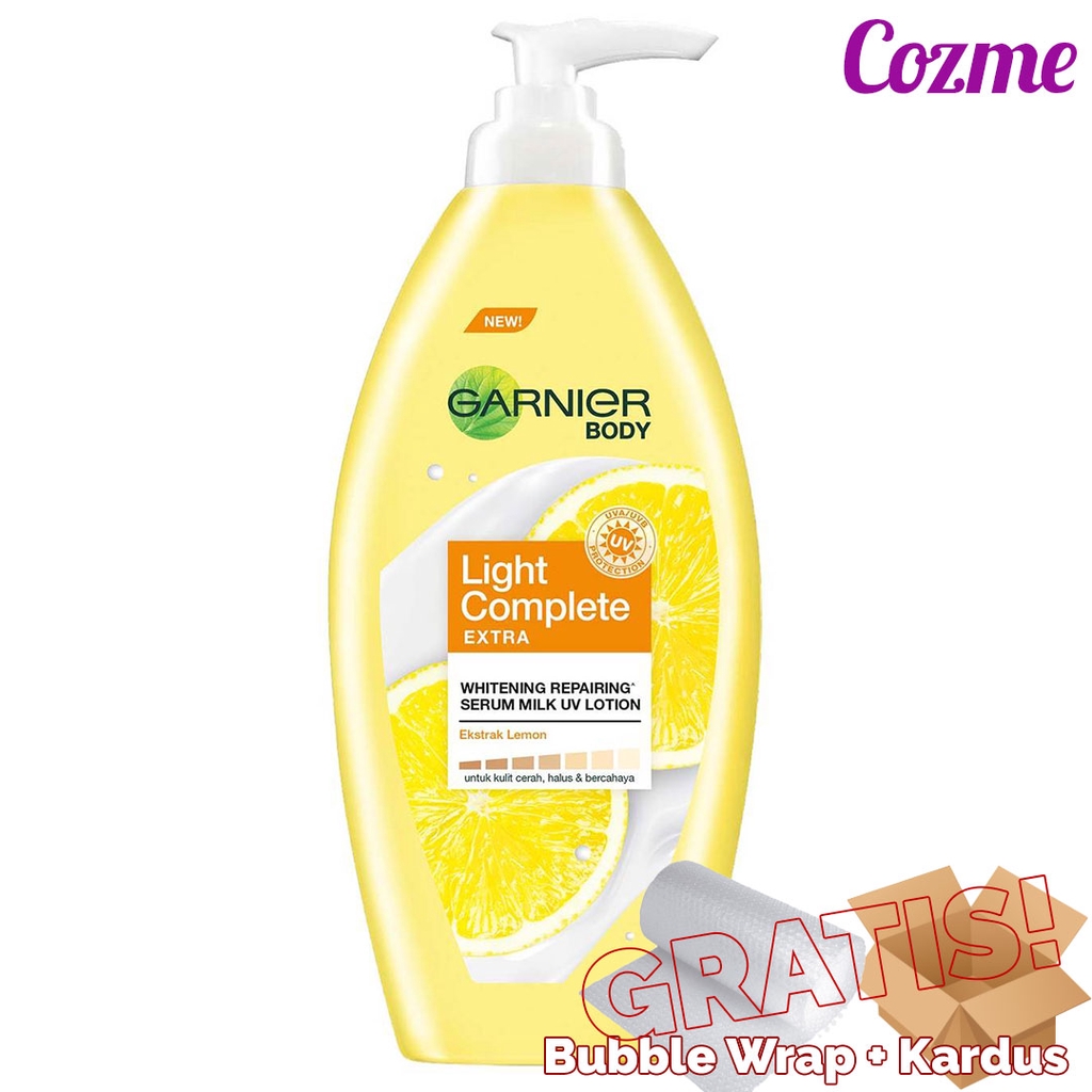 Jual GARNIER Light Complete White Body Serum Milk UV Lotion 400mL ...