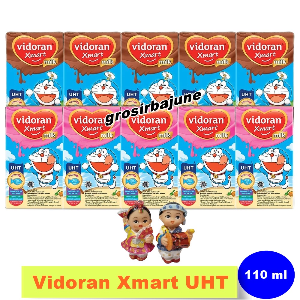 Jual Vidoran Xmart Susu Uht 110ml Shopee Indonesia