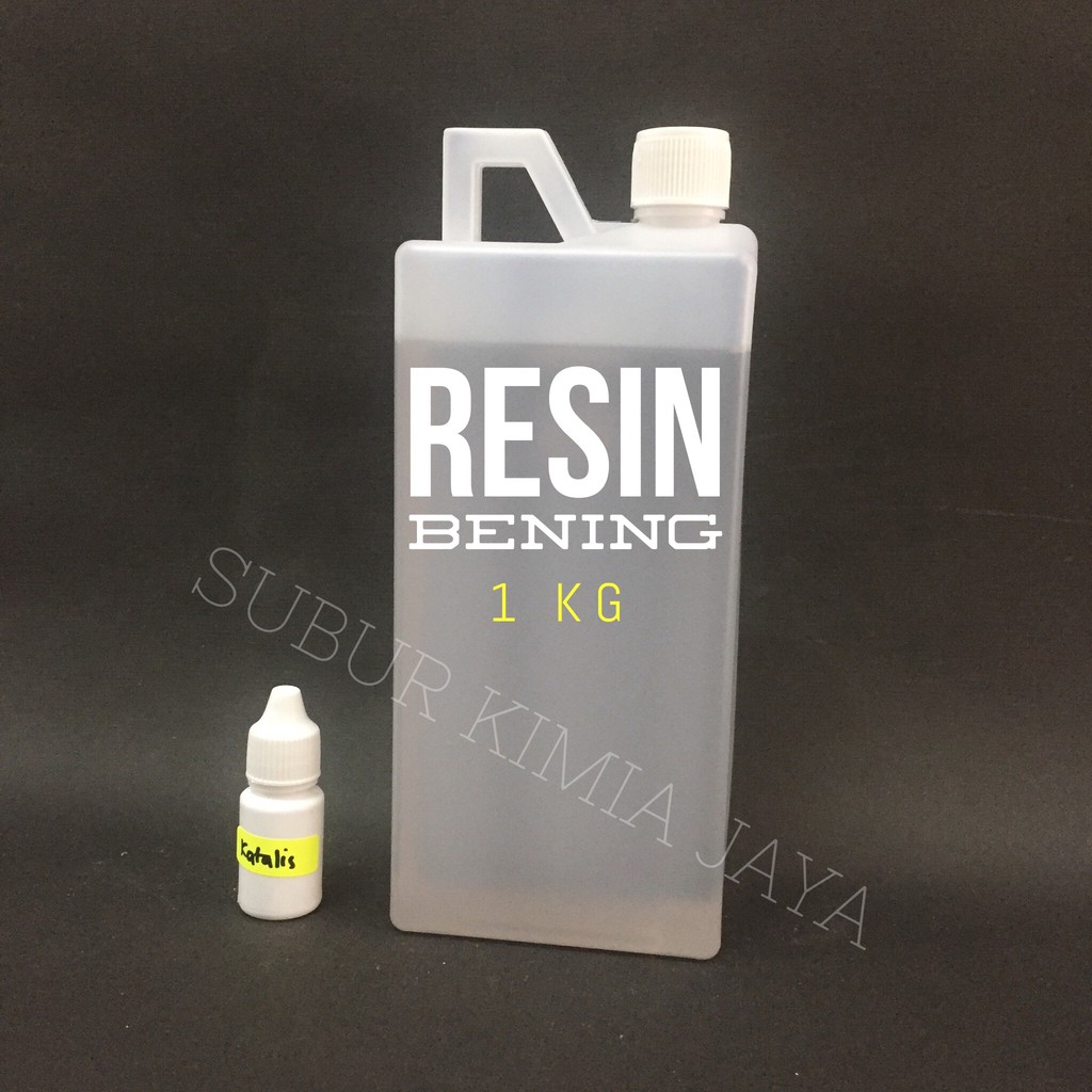 Jual Resin Bening 1 KG + Katalis 10 ML | Shopee Indonesia