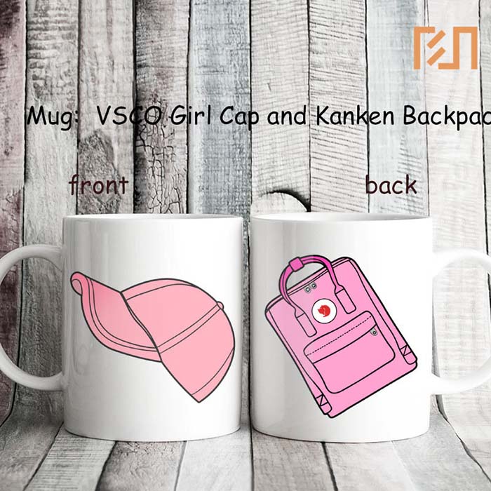 Jual Mug VSCO Girl Cap and Kanken Backpack Icon | Shopee Indonesia