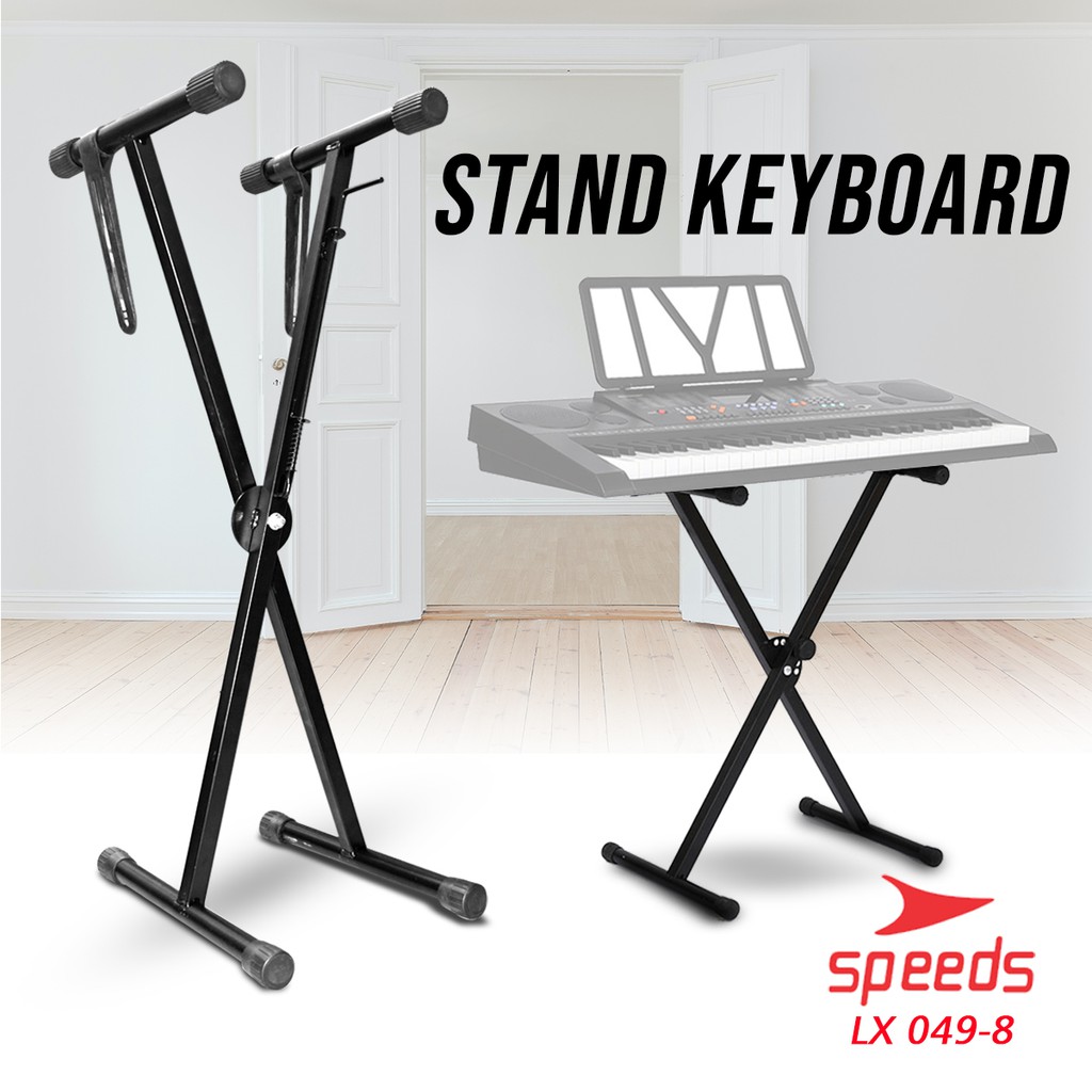 Jual SPEEDS Alat Musik Stand Keyboard Double Model Silang Untuk Semua ...