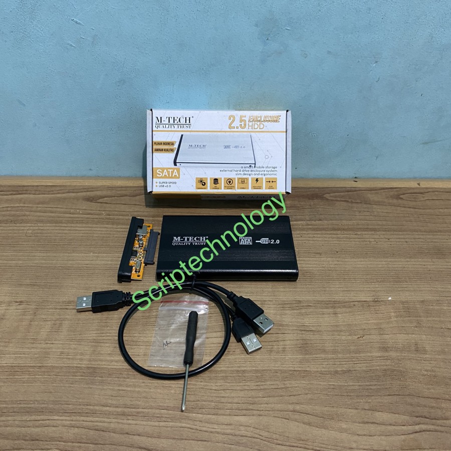 Jual Case Harrdisk M-tech Casing HDD Enclosure 2.5" USB 2.0 Sata Cabang | Shopee Indonesia