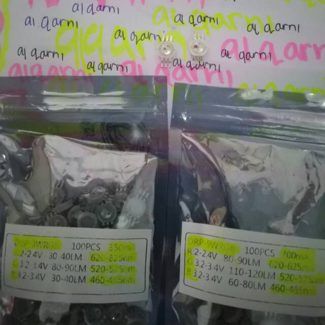 Jual Led hpl 3in1 RGB 3 WATT led strobo led tembak parled highpowerled ...