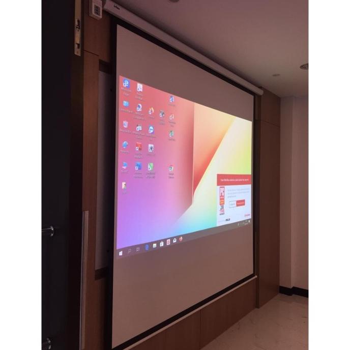 Jual Screen Projector Motorized 96" - Layar Proyektor Remot 96 In ...