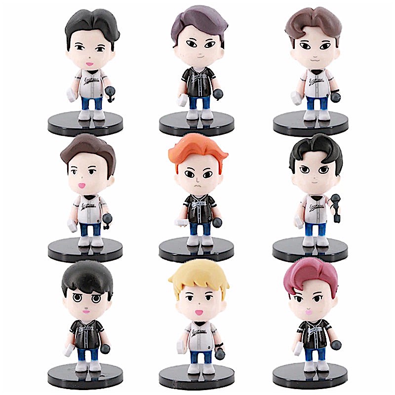 Jual Figure SET Topper cake / miniatur KPOP EXO Korean band | Shopee ...