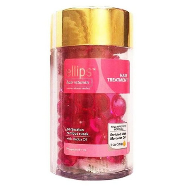 Jual Ellips Hair Vitamin Hair Treatment Isi 50 Butir ( Pink ) | Shopee ...