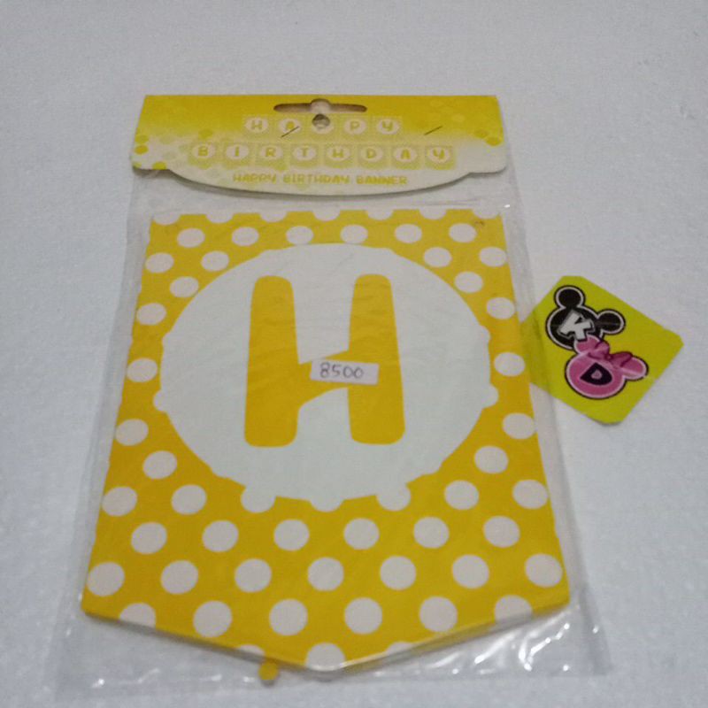 Jual Bendera HBD | Banner happy birthday | Bunting flag HBD motif ...