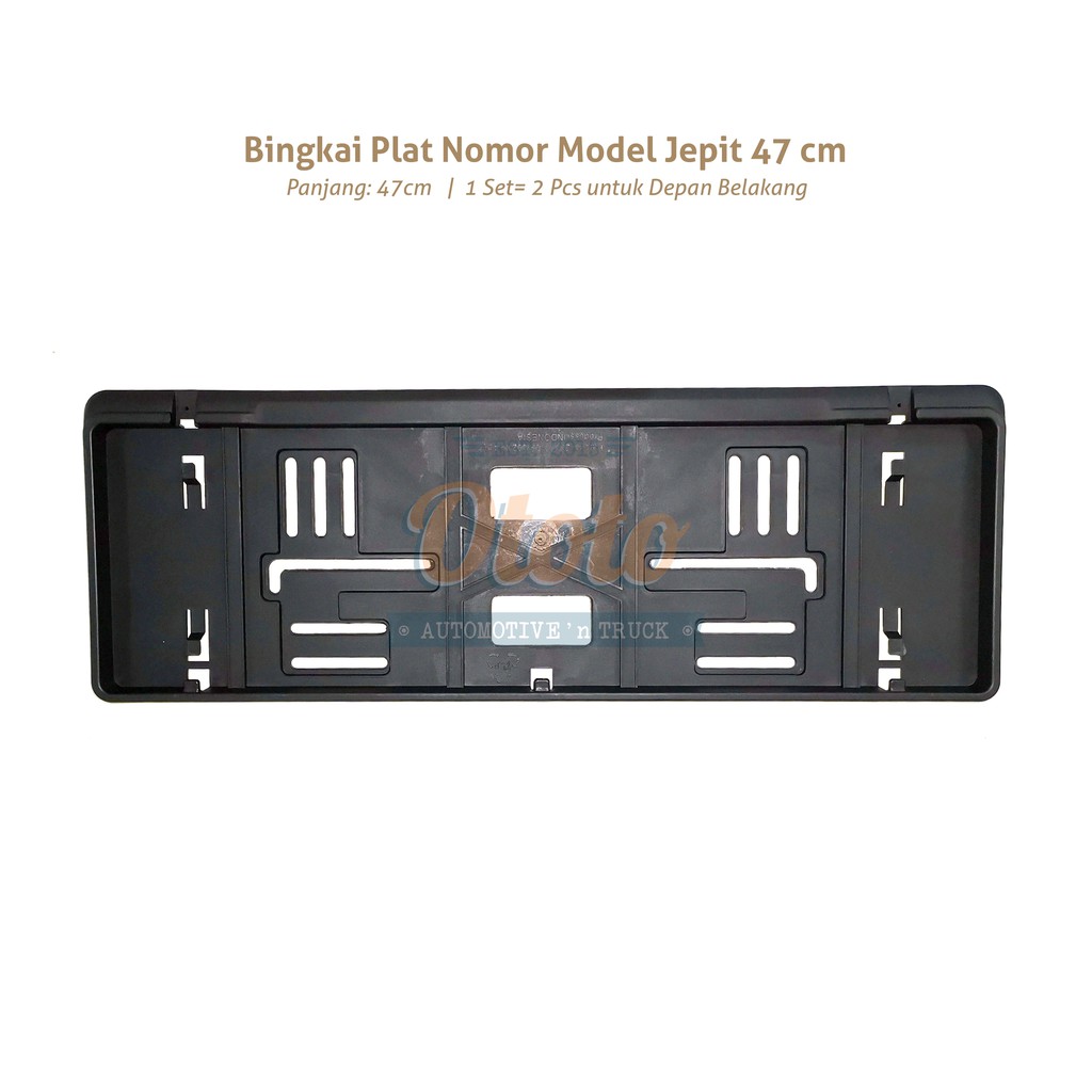 Jual Plat Nomor 46cm model jepit - Bingkai Frame Nopol mobil | Shopee ...