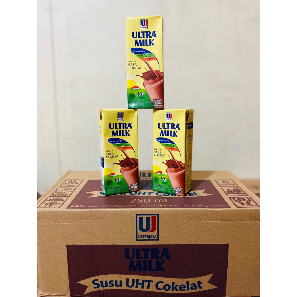 Jual Ultra Milk Susu UHT 24x250ml | Shopee Indonesia