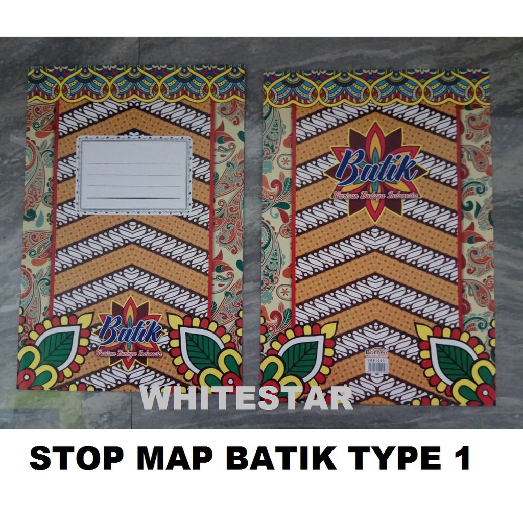 Jual stop map batik ukuran F4 / folio map kertas | Shopee Indonesia