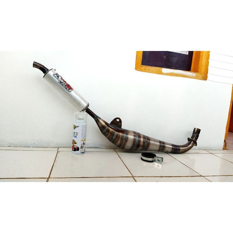 Jual Knalpot Fiz r ABRT20 Under bone Plat Galvanis road race Suara ...