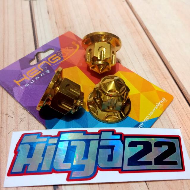 Jual mur 19 topi model H2 gold original heng thailand harga satuan ...