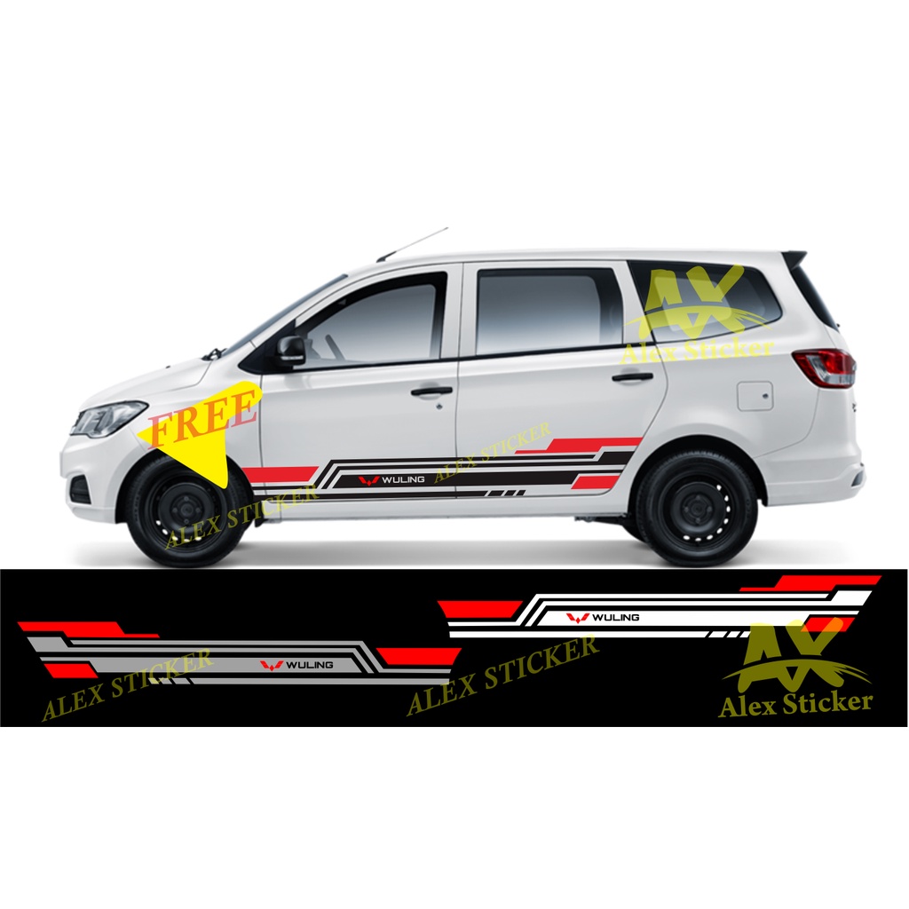 Jual STICKER MOBIL CONFERO S ALMAS STIKER STICKER LIST MOBIL WULING ...