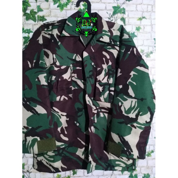 Jual Baju Pdl Setelan Loreng Tni Bahan Semiwoll Pelbed Baloteli Fullpuring Dan Kain Keras ...