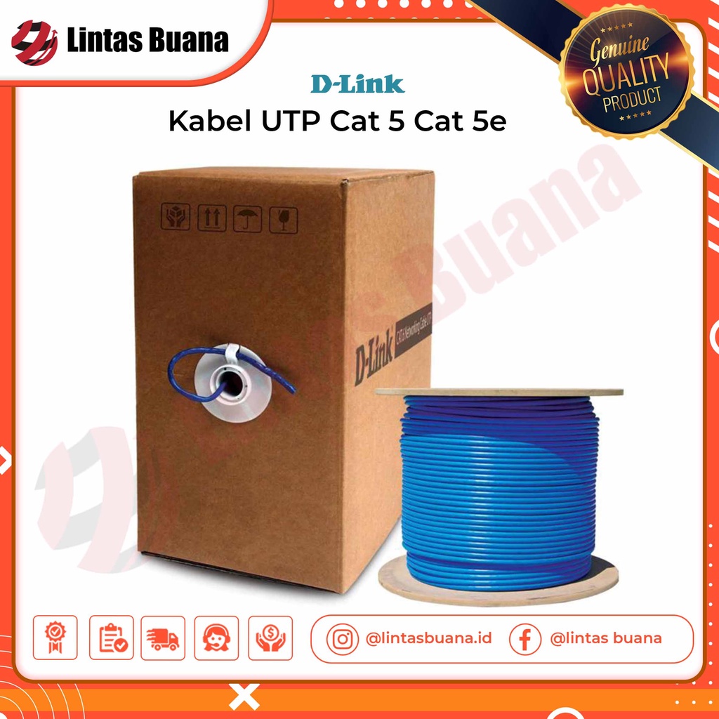 Jual DLink Kabel UTP Cat 5 Cat 5e | Shopee Indonesia