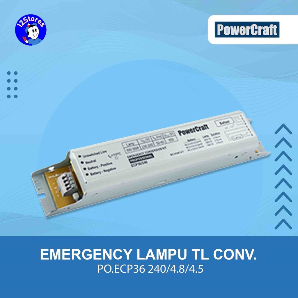 Jual POWERCRAFT Emergency lampu TL Conventional | Shopee Indonesia
