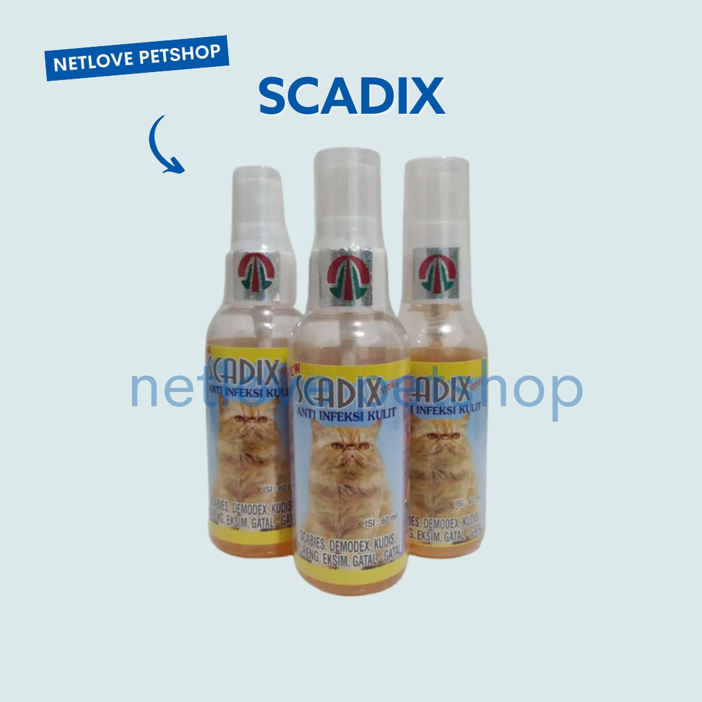 Jual Scadix obat SPRAY anti infeksi kulit scabies demodex | Shopee ...