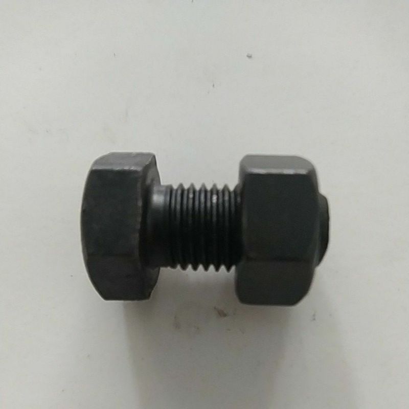 Jual baut mur baja hitam 8.8 M 16 x 30 mm pitch 2.00 ( kasar) kunci 24 panjang 3 cm | Shopee ...