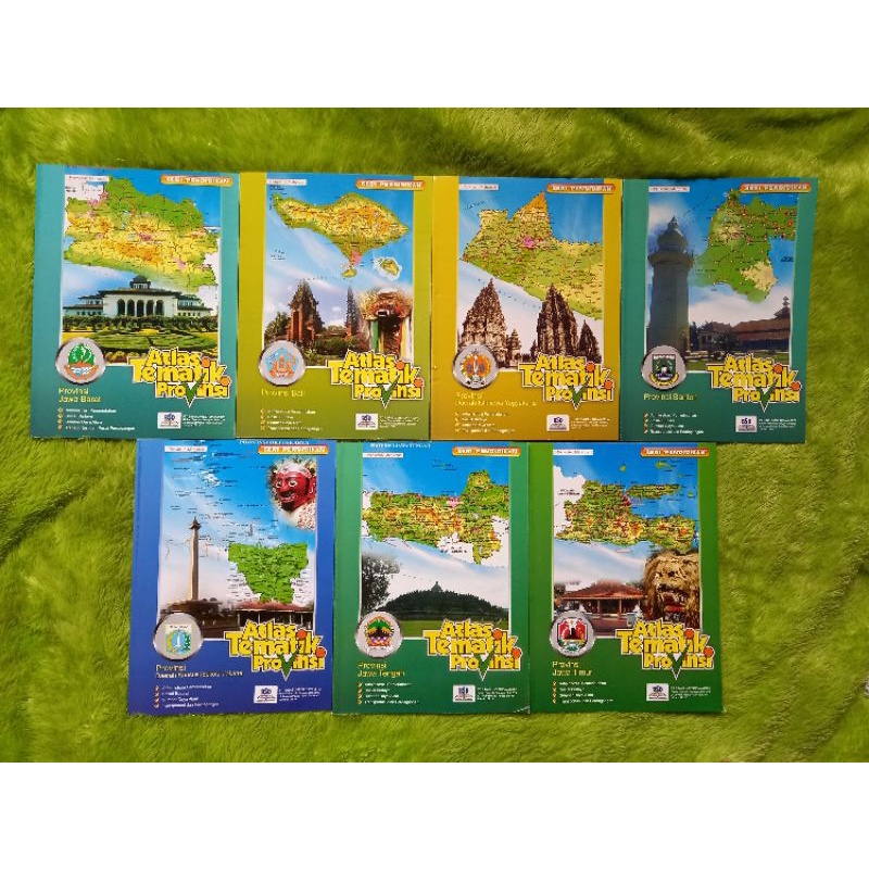 Jual ATLAS TEMATIK 34 PROVINSI/PETA JAWA BARAT JAWA TENGAH BALI JAWA ...