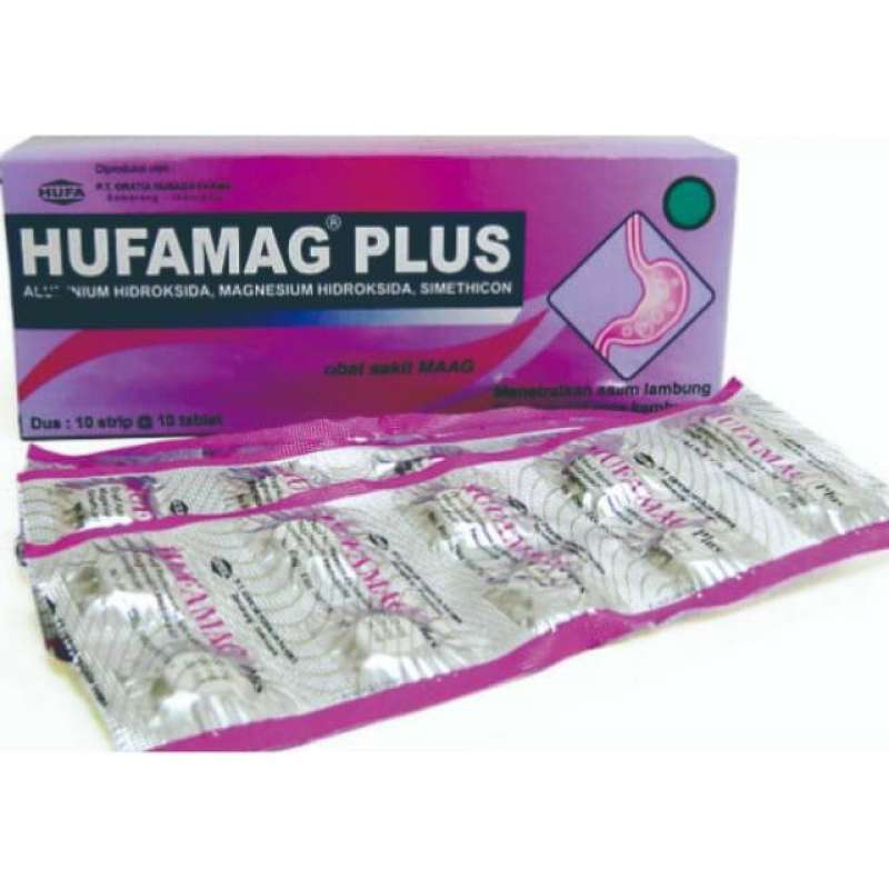 Jual Hufamag Plus Tablet / Obat Maag / Sakit Maag / Asam Lambung ...