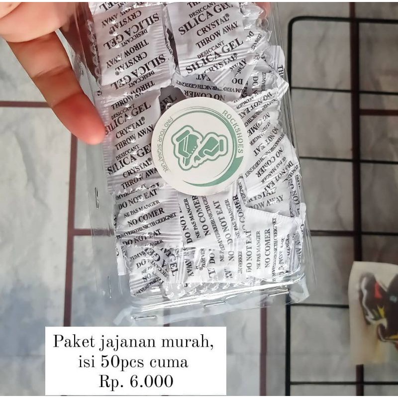 Jual Silica gel anti lembab 1gr isi 50pcs | Shopee Indonesia