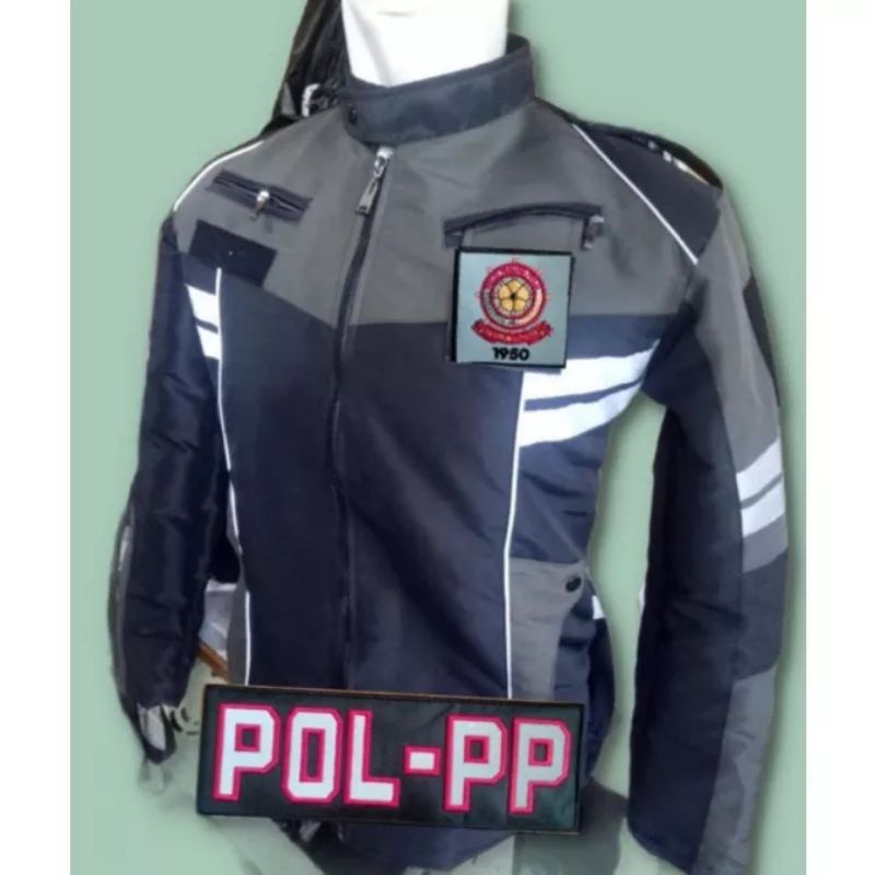 Jual JAKET POL-PP | JAKET DINAS POL-PP BAHAN TASLAN ANTI AIR | Shopee ...
