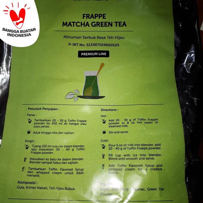 Jual TOFFIN FRAPPE MATCHA GREEN TEA | Shopee Indonesia