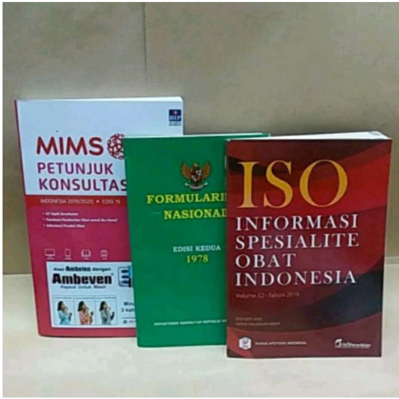 Jual BUKU PAKET FARMASI MIMS 2020, FORNAS & ISO VOLUME 52 2019/2020 ...