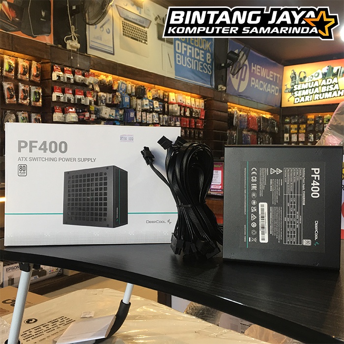 Jual Power Supply Unit / PSU DeepCool PF400 Flat Cable 80+ White 400 Watt | Shopee Indonesia