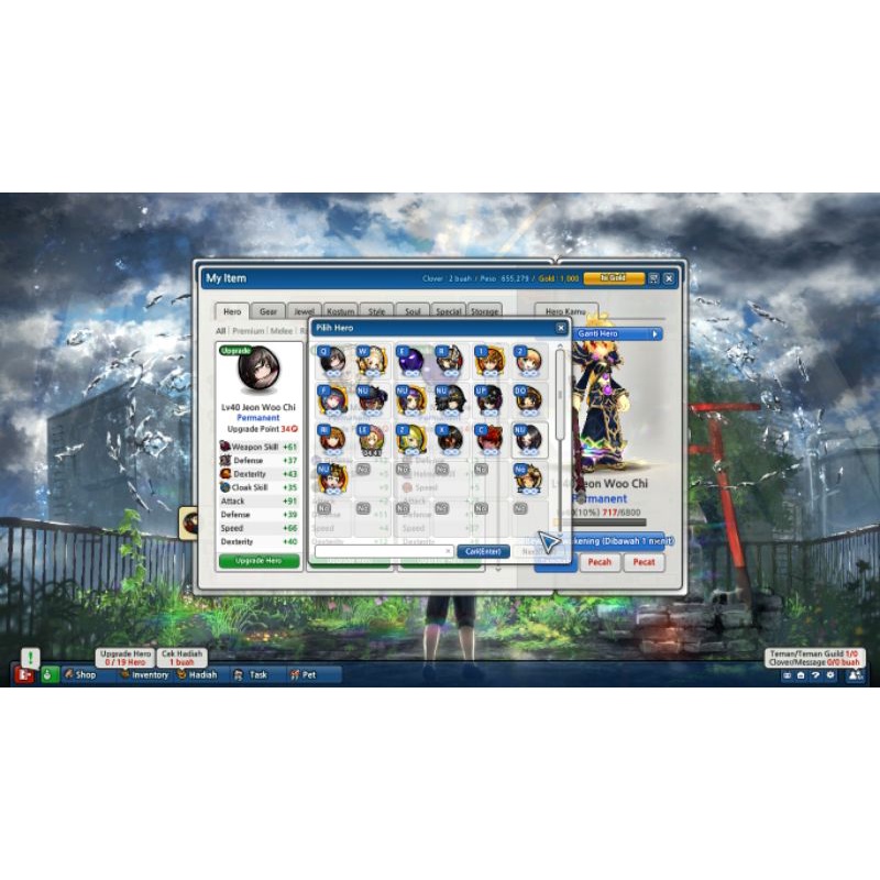 Jual Akun Lost Saga Origin Pangkat CPT kelas 5 (77%) || BACA DESKRIPSI ...