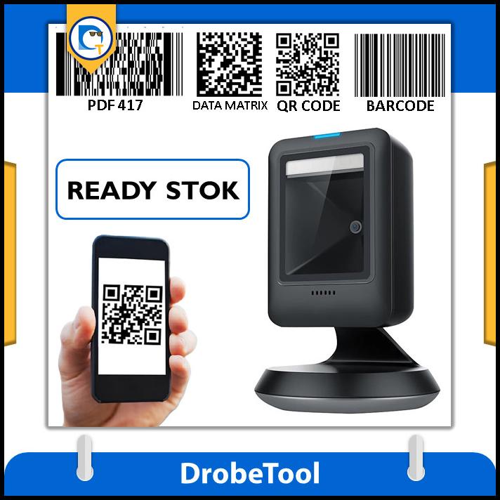 Jual Barcode Scanner QR Code 2D 1D USB Auto Scan E Faktur Reader Stand ...