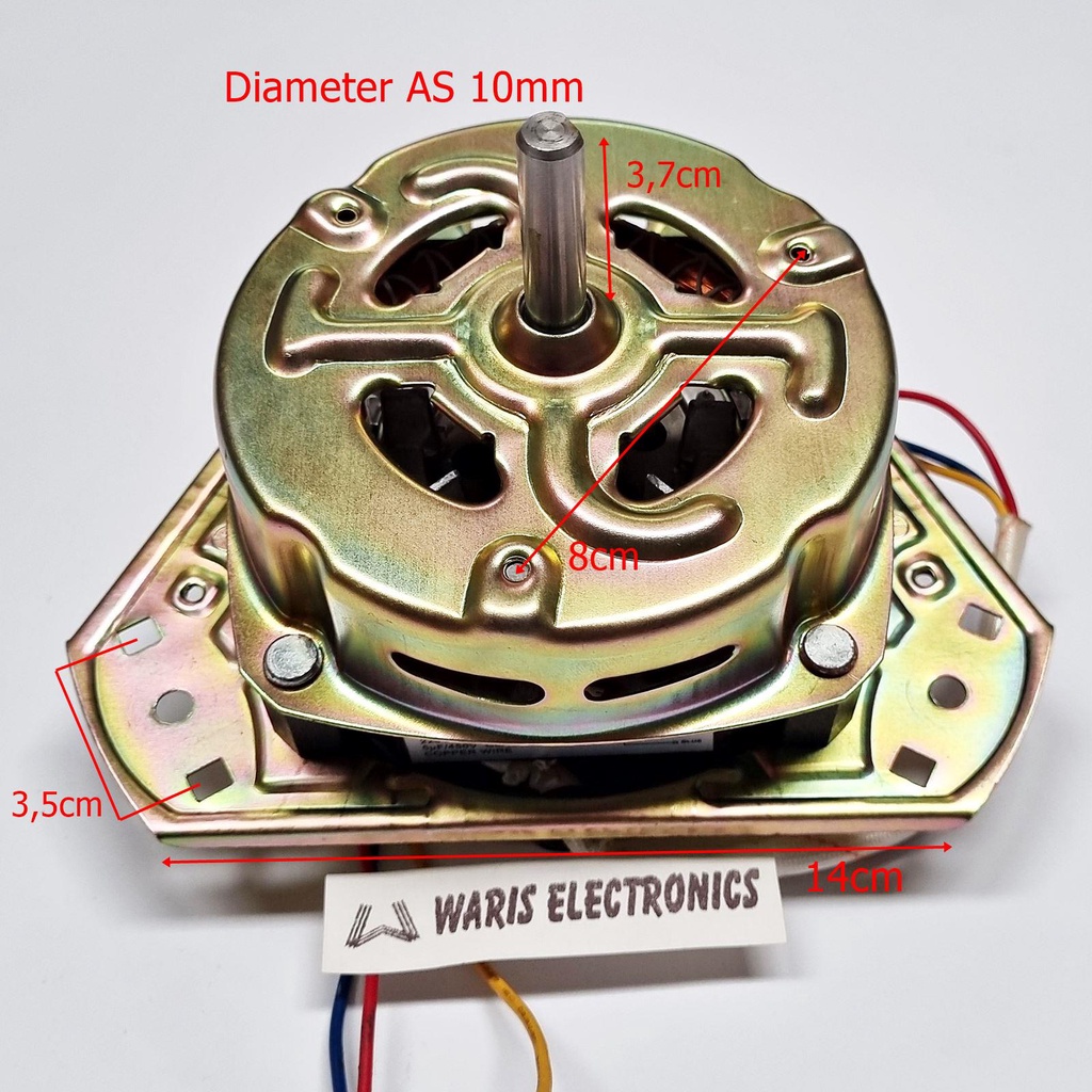 Jual Dinamo Spool Pengering Spin Mesin Cuci Multi Universal 70W Asli TEMBAGA | Shopee Indonesia