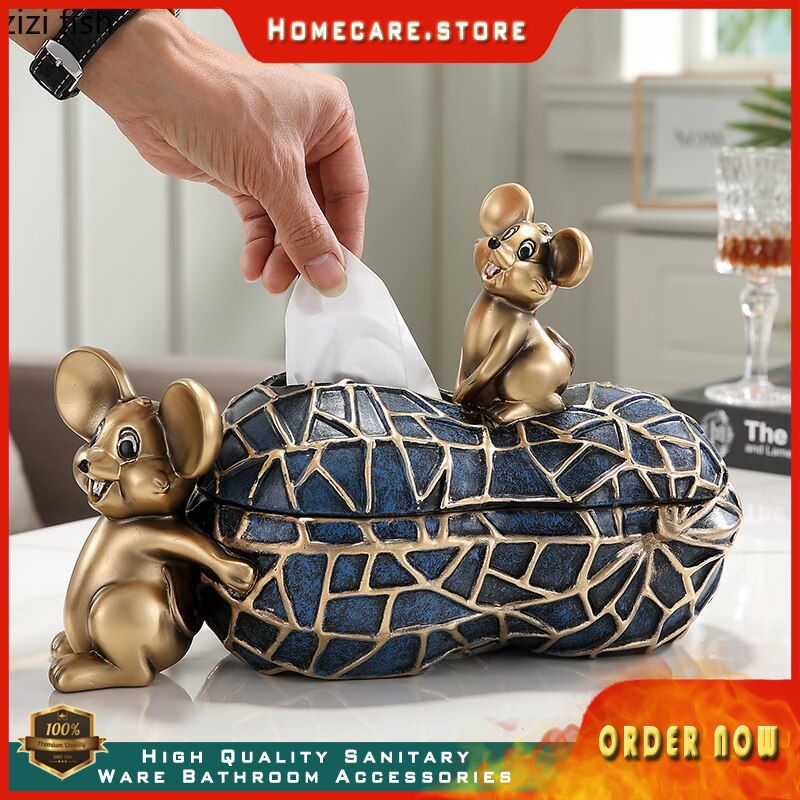 Jual Hars Mouse Tissue Box Nordic rectangle Desktop Finishing ...