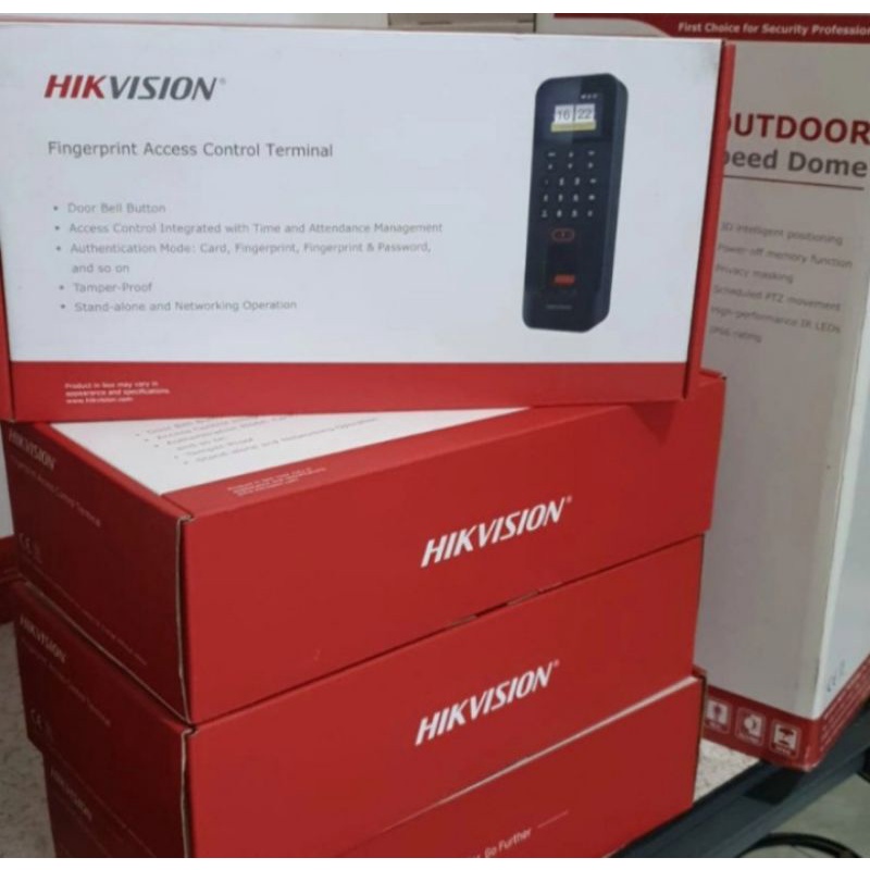 Jual HIKVISION Fingerprint Access Control Terminal DS-K1T804AEF ...