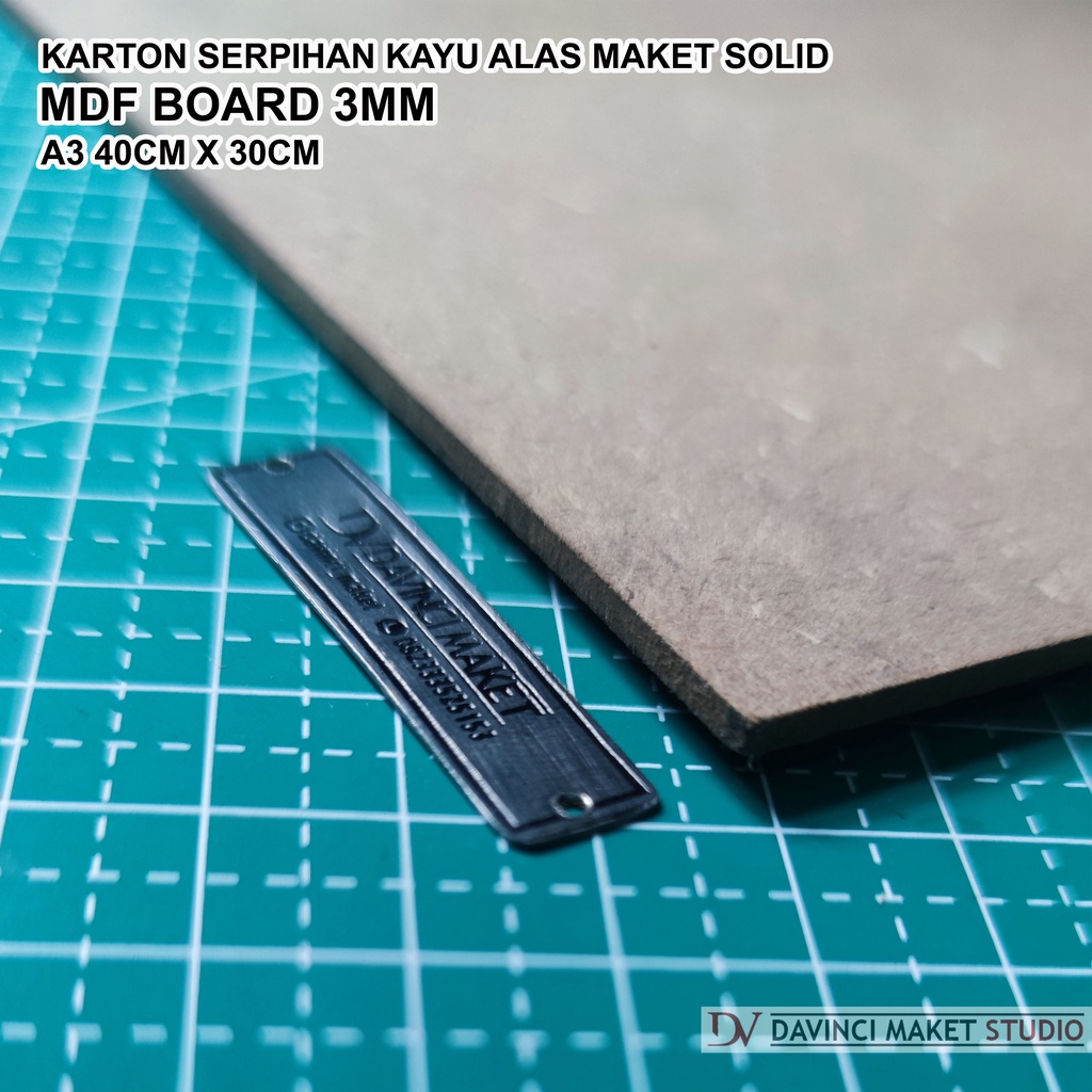 Jual (MDF) Karton Kayu Partikel Bahan Alas Maket A3 - MDF Board 3mm 5mm ...