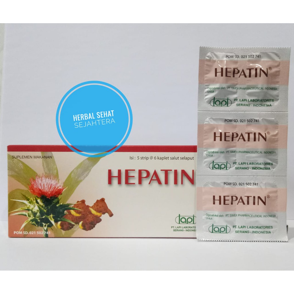 Jual HEPATIN Hepatin hepatin kaplet - Melindungi Fungsi Hati - Lapi ...