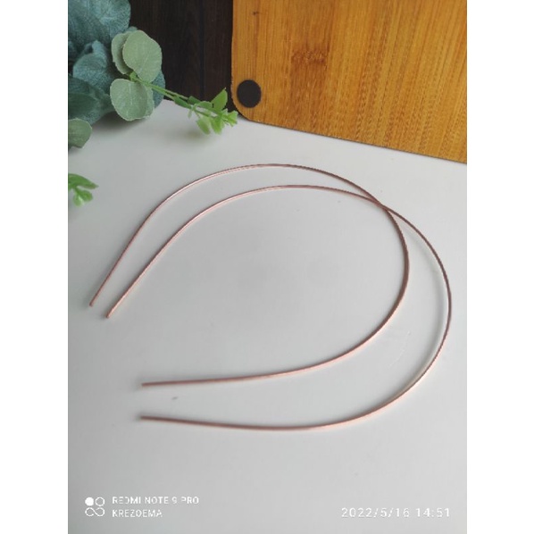 Jual Kawat bando lidi polos warna tembaga uk. 1.5 mm / bahan kerajinan ...