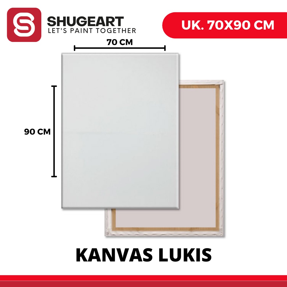 Jual Kanvas Lukis Premium Media Lukis Primed Cotton Canvas Siap Pakai ...