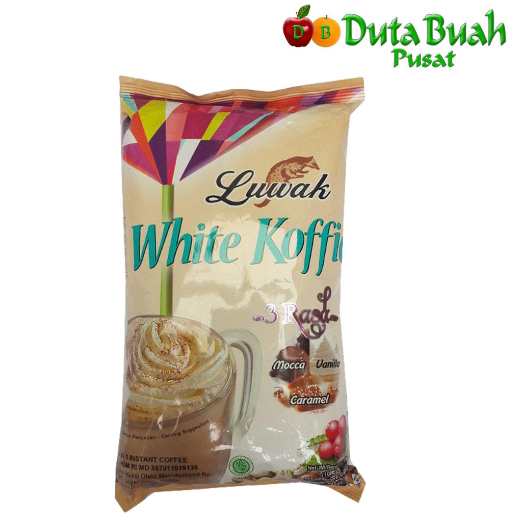 Jual DUTA BUAH Luwak White Coffiee 3 Rasa (10 x 20 g) | Shopee Indonesia